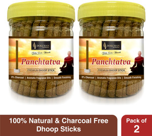 DOKCHAN Panchtatva Dhoop Sticks for Puja (Charcoal Free), Pack of 300Gm ...
