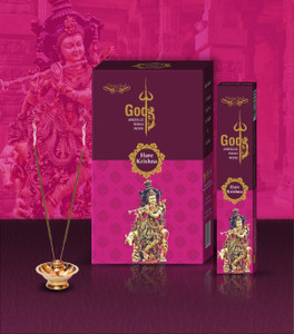 Divine Soul Hare Krishna Hand Rolled Masala Incense Sticks | Indian God ...