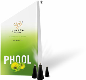 Vivrta Phool Fragrance Cone / Dhoop sticks Per box 35 pieces Phool ...