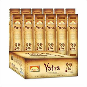Yatra Pure Natural Incense Stick Pack of 12(28 GM x 12 =336 GM)(28 GM ...