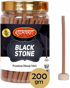 shyamcharan Dhoop Sticks for Pooja,Black Stone 1 Jar(120sticks ...