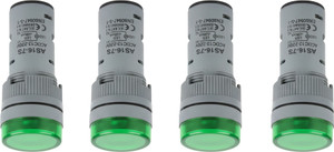 EXCELLION Panel Indicator LED Light 220V 16MM Indicator Transfer Stand ...