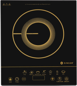 SINGER 2000 W Induction Cooktop Touch Panel - Buy SINGER 2000 W ...