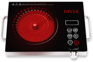 DIVYA 2000 W Radiant Cooktop Jog Dial, Touch Panel - Buy DIVYA 2000 W ...