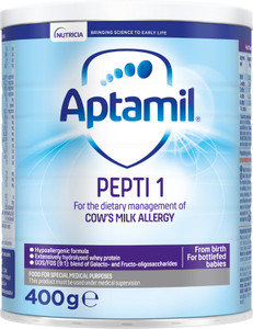 Aptamil Pepti 1, UK-Made Hydrolysed Formula for Cow's Milk Allergy ...