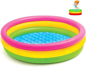 Toyporium 3FT Inflatable Kids Pool Bath Tub, Summer Water Fun Bathing ...