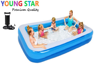 YOUNG STAR Premium Big 7 Feet's Kids & Adults Family Swimming Pool Bath ...