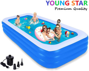 YOUNG STAR USA 10 Ft Jumbo Family Size Swimming Pool For Adults and ...
