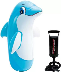 Sani International Toy World Combo of 3 Ft Inflatable Hit Me Dolphin ...