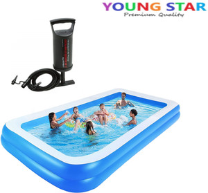 YOUNG STAR Kids & Adults Big Jumbo 6. 7 FEETS Indoor & Outdoor Bath Tub ...