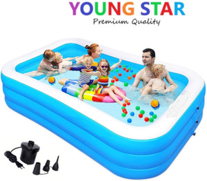 YOUNG STAR Premium 10 Ft LENGTH ,6 Ft WIDTH ,3 LAYERS FAMILY SWIMMING ...