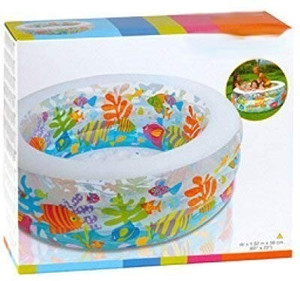 Intelligent Sunset Glow Baby Pool - 58480 With Pump Inflatable Swimming ...