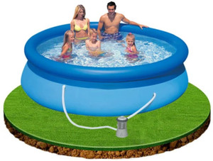 Intelligent Jumbo Easy Set 2400 Litres Water Capacity Family Swimming ...