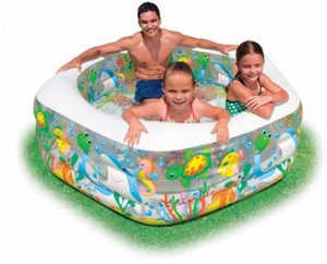 Tiny Tales Swimming Pool (Ind*11) With Pump Inflatable Swimming Pool ...