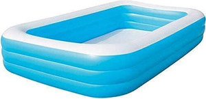 Acqua Scape Adults Spa Swimming Bath Tub with Pump 10 Feet Blue (with ...