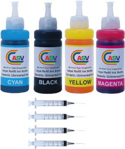 ASV Compatible Printer Refill ink For Canon MG2570S, E470, E477 E3370 ...