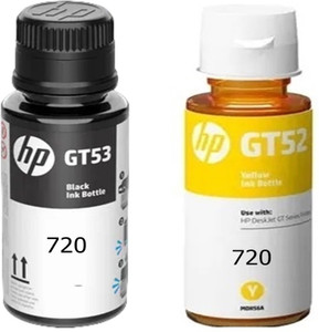 HP ORIGINAL INK BOTTLE HP 720 ALL IN ONE SMART TANK PRINTER Black ...