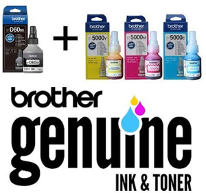 brother BT 5000 Black + Tri Color Combo Pack Ink Bottle - brother ...