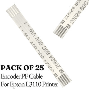 jaiswal Encoder PF Cable For Epson L3110 Printer (Pack of 25 Pcs) Grey ...