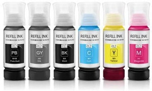Wiofy 011 & 012 Refill Ink Bottle for USE in L8180 and L8160 Printer ...