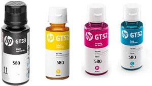HP INK BOTTLE FOR HP 580 INK TANK SMART TANK PRINTER FOUR COLOR COMBO ...