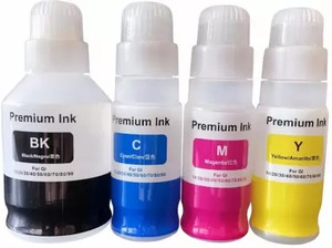 GPN PRINT TRENDVISION GI-70 COMBO INK BOTTLE FOR USE IN Black + Tri ...