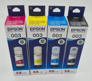Zapto Epson L003/L3250/ L3260 Ink Bottel MultiInk Black + Tri Color ...