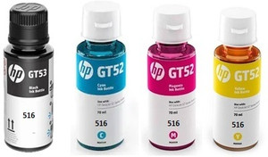 HP ORIGINAL INK BOTTLE 516 SMART TANK & INK TANK PRINTE 4 COLOR COMBO ...