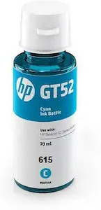 HP ORIGINAL INK BOTTLE FOR HP INK TANK 615 SMART TANK PRINTER Cyan Ink ...