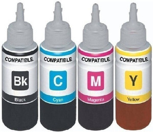 Ang Refill Ink For Use In Brother DCP-J125 Printer- 100 ML Each Bottle ...