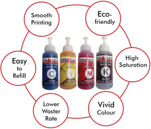 PINNACLE Compatible Refill Ink For Printer HP Smart Tank 529 Smart ...