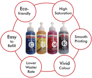 PINNACLE Compatible Refill Ink For Printer HP 581 Smart Tank Ciss ...