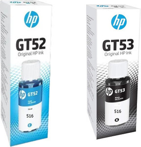 HP INK BOTTLE FOR HP 516 Original ALL IN ONE Black & Cyan SMART TANK ...