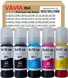 vavia 001 / 003 Ink for L3110, L3150, L3250, ,L3116,L3101,L3210,L3215 ...