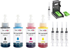 Inkspot Refill Kit For Canon PIXMA E3370 , TS3370S Printer Ink ...