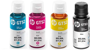 HP INK BOTTLE FOR HP 502,508,511,514 INK TANK PRINTER FOUR COLOR COMBO ...