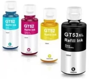 GPN PRINT GT53xl & GT52 Multicolor Ink Bottle Set Compatible for Gt5810 ...