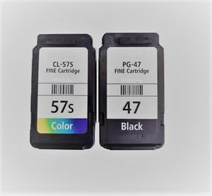 Momad PG 47 & CL57 Small ink cartridge compatible for pixma printer ...