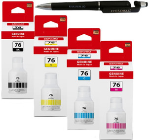itglobal OG - CANON GI 76 B/C/Y/M INK BOTTLE (SET OF 4) Black + Tri ...