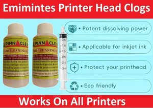 PINNACLE 2pc Printer Cleaning Kit Unlock Print Head Nozzle Cleaner ...
