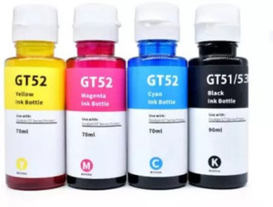 Criba GT51 GT52 Ink for HP 310,, GT5821 Black + Tri Color Combo Pack ...