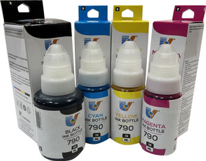 SDS GI 790 Compatible PIXMA G4000, G4010 PRINTER (4 Color) Black + Tri ...