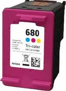 INKTECH 680 TRICOLOR INK Black + Tri Color Combo Pack Ink Cartridge ...