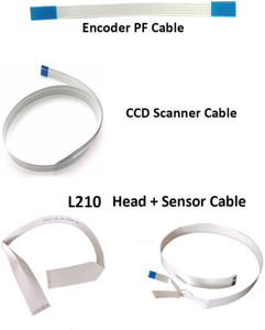 PRINTER PARTNER Eps.on L210 (Set of 4 cables) Head+Sensor, CCD, Encoder ...