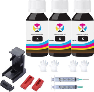 EASYINK 100ML CMYKK Refill Ink Kit with Suction Tool Compatible with HP ...