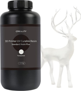 Creality UV Curable Standard Resin - 1kg (Clear) White Ink Bottle ...
