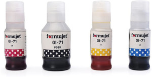 Formujet GI 71 Refill Ink 4 Color (C/M/Y/PGBK) Compatible for Can Pixma ...