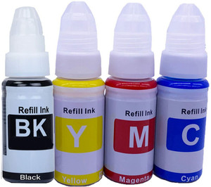 100% Geninune Canon GI790 (Cyan, Magenta, Yellow, Black) Ink Bottle ...