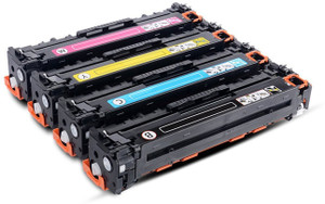 inexG CE260A, CE261A, CE262A, CE263A Black + Tri Color Combo Pack Ink ...