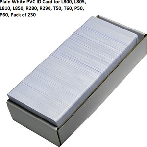 vavia White PVC ID Cards For Inkjet Printers - (Aadhar Card,College ID ...